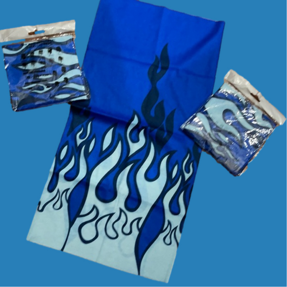 Accessories | New Set3 Blue Flame Long Neck Gaiters | Poshmark